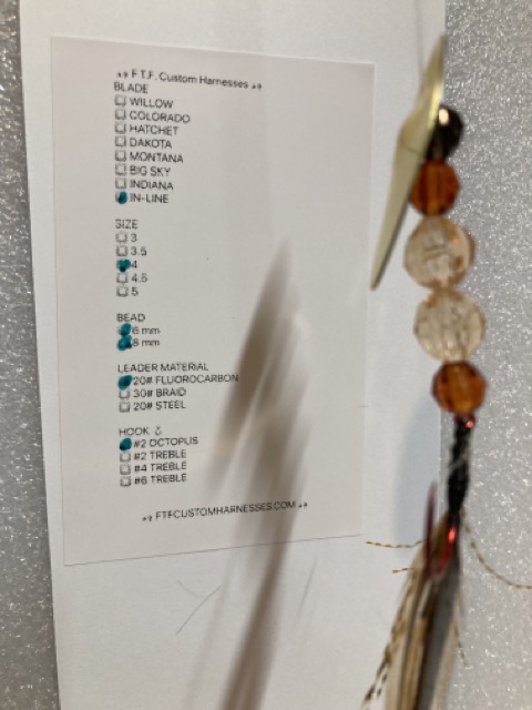 May Fly Harness “Fish Sticks” Treble Hook - Family Time Fishing Custom ...